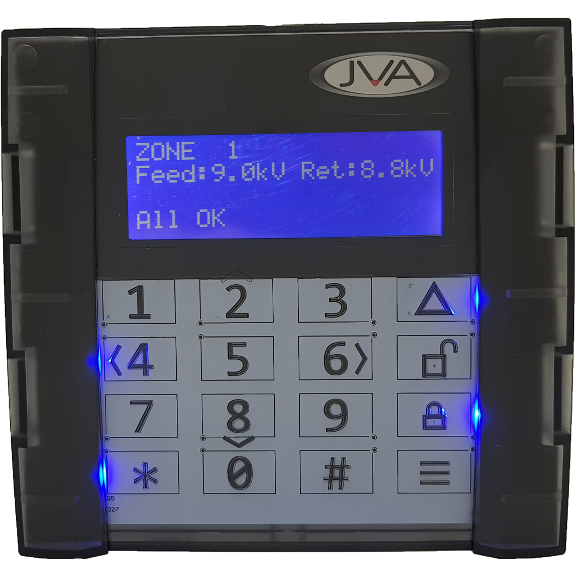 JVA Z Range 4 Line Menu driven LCD Keypad - Jva Fence Nigeria
